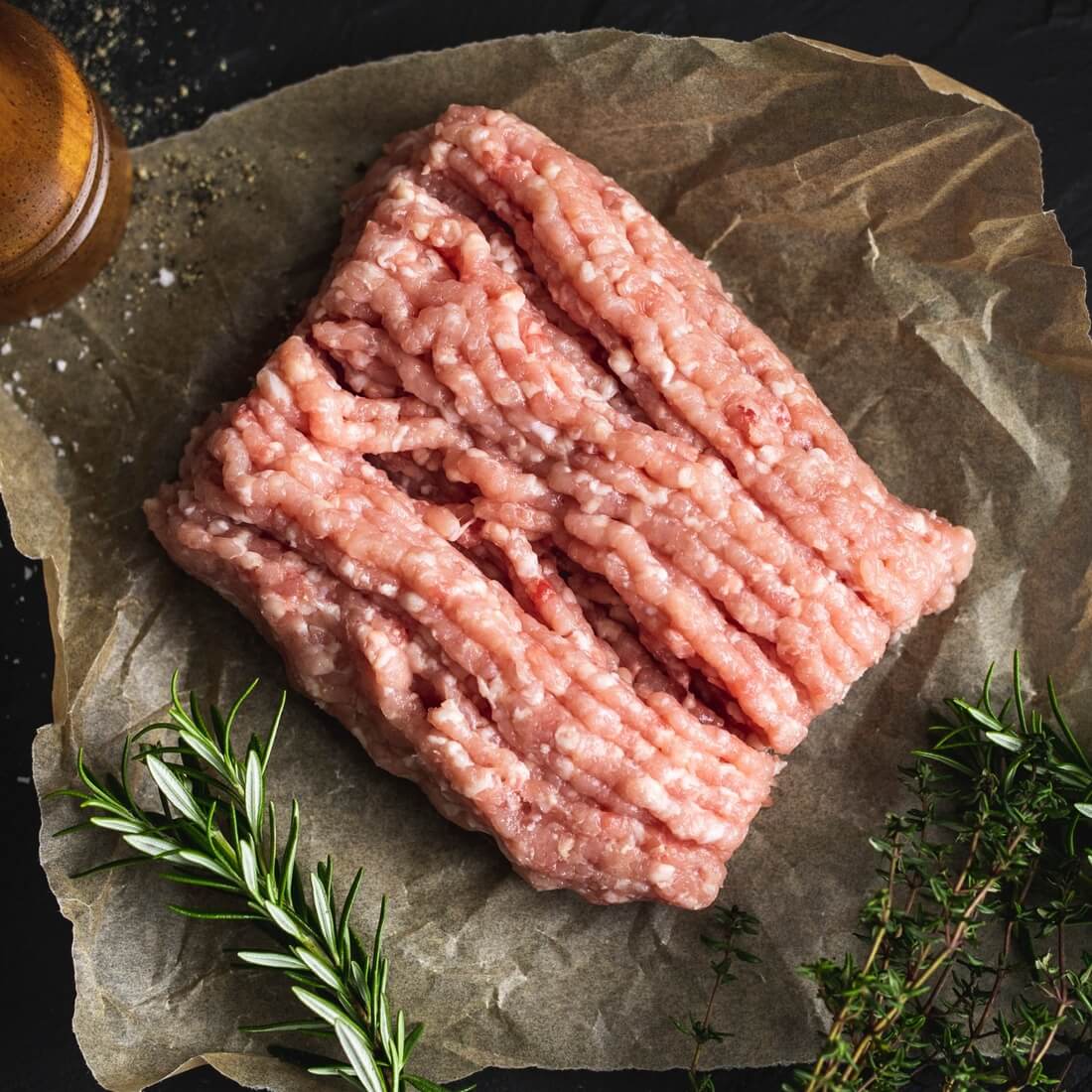 Organic Turkey mince (previously frozen) 300g / Riverford