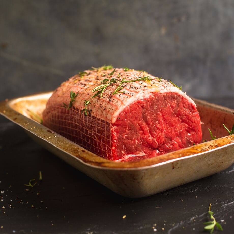 Organic Beef roasting joint XL 3kg / Riverford