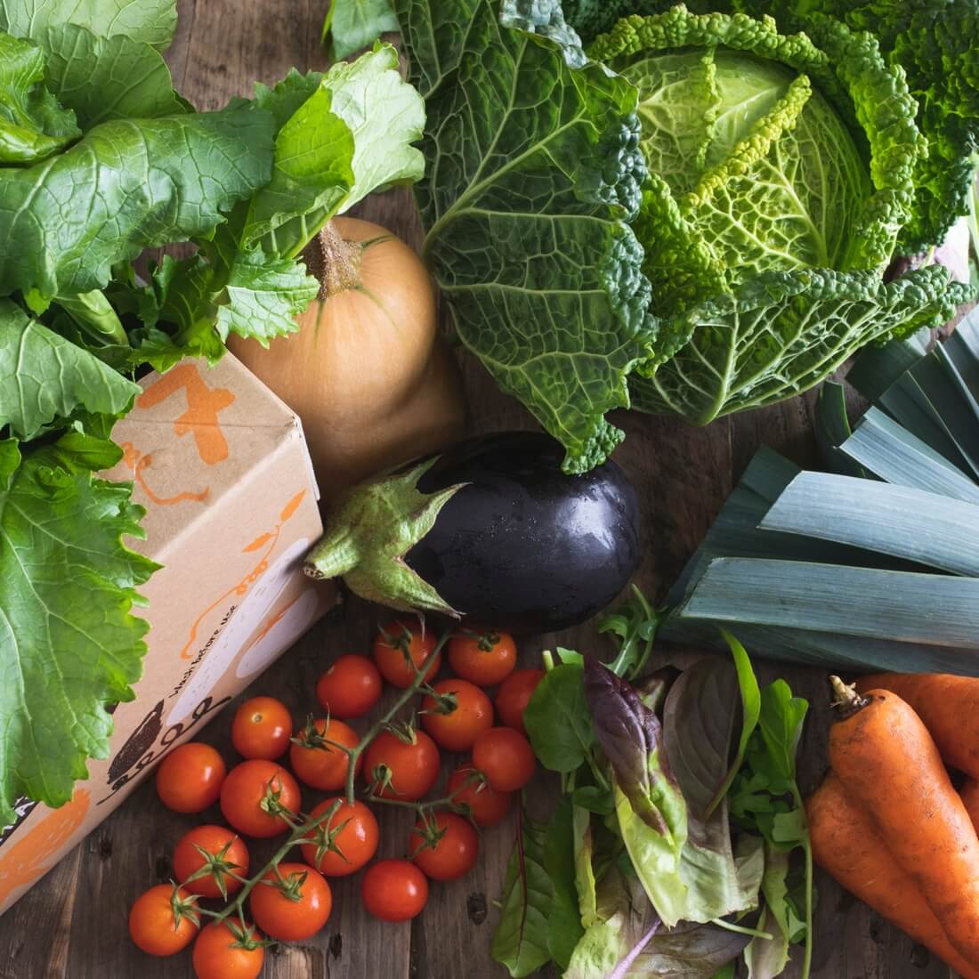 Organic Quick organic veg box - medium / Riverford