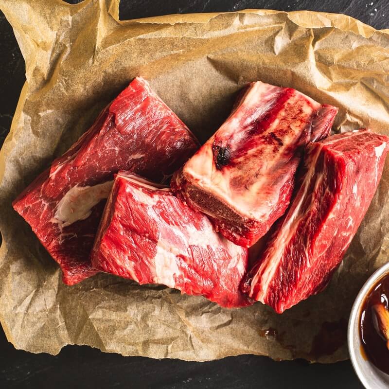 Organic Beef ribs 600g / Riverford