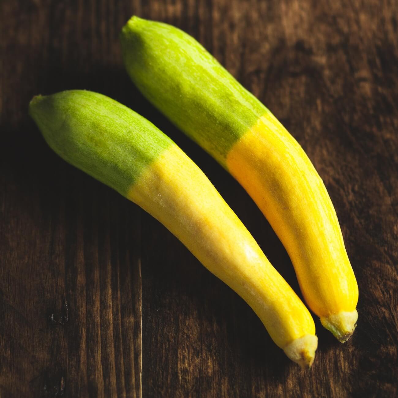 Organic Zephyr courgettes x2 / Riverford