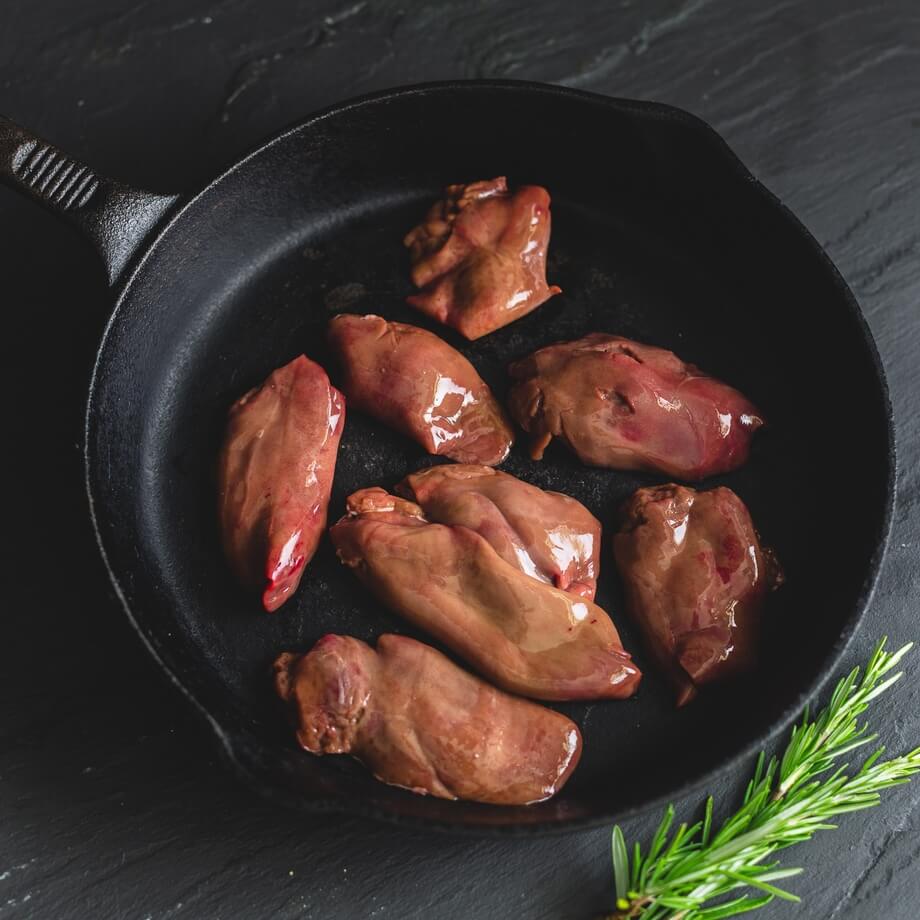 Organic Duck livers 230g / Riverford