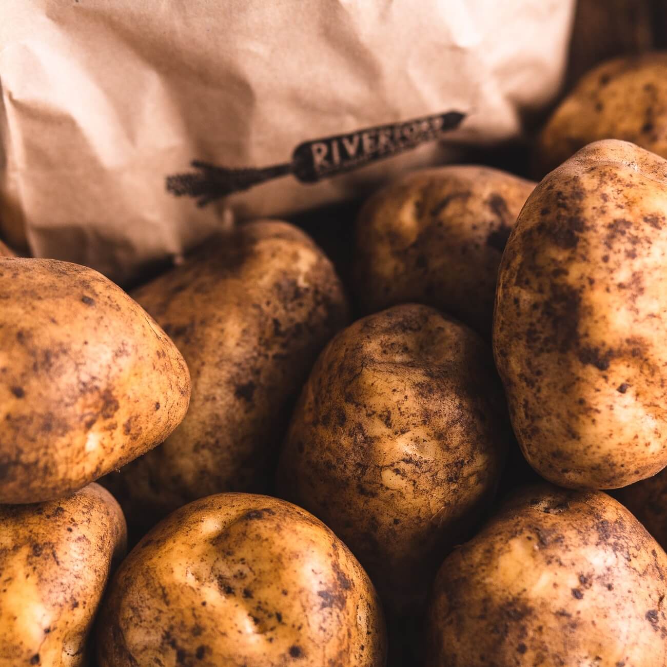Organic Baking potatoes 3kg / Riverford