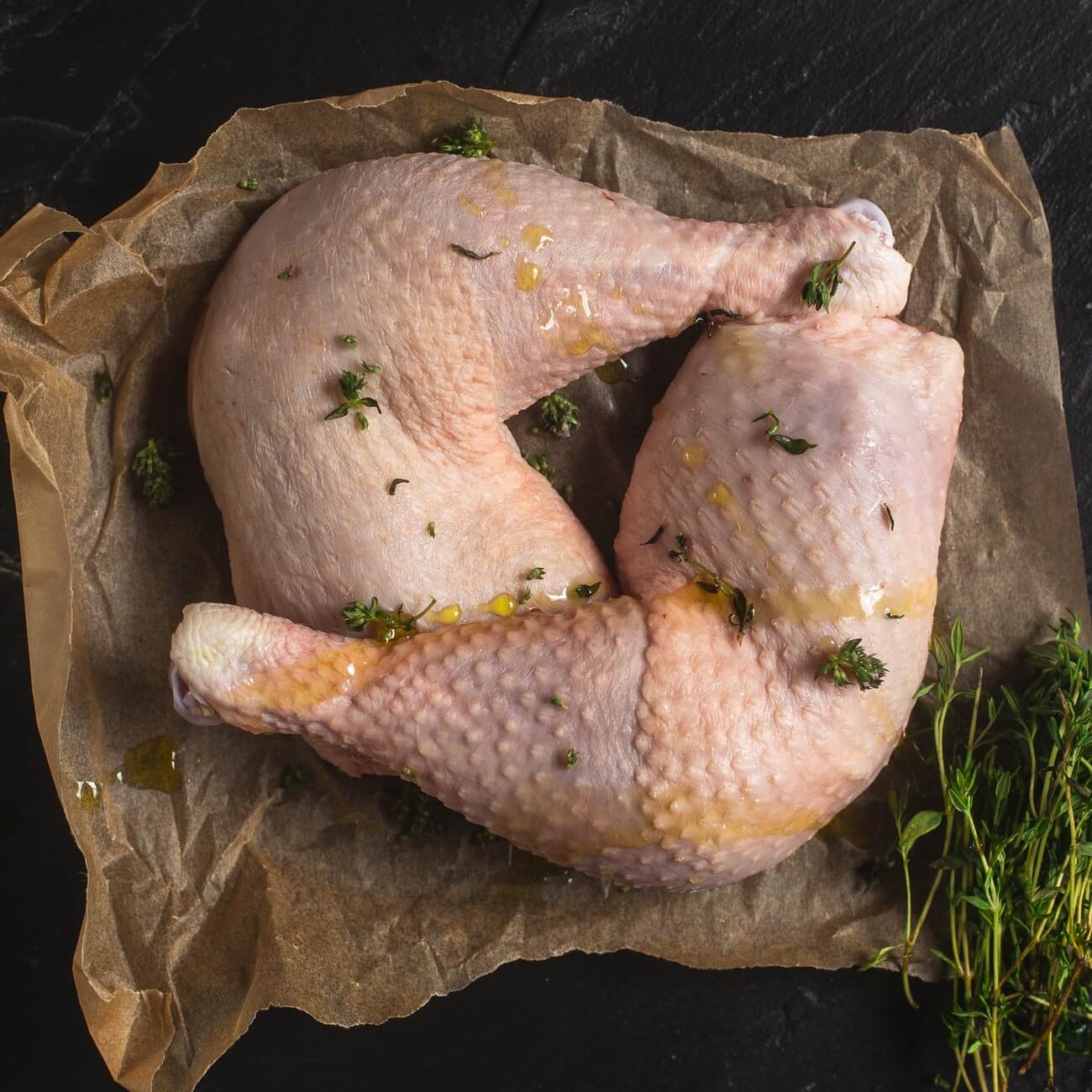 Organic Chicken legs 600g / Riverford