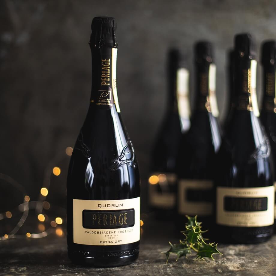 Organic Perlage Quorum prosecco extra dry 6x75cl / Riverford