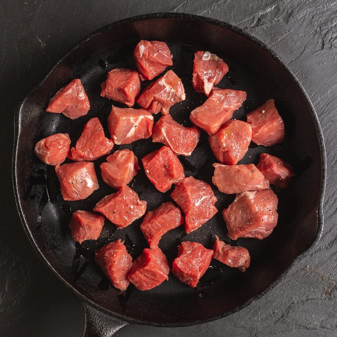 Organic Lamb diced 350g / Riverford