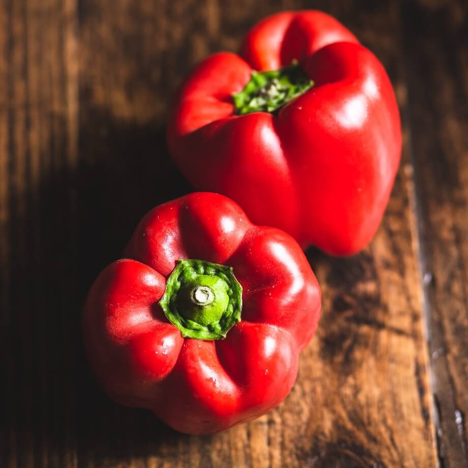 Organic Red peppers x2 / Riverford