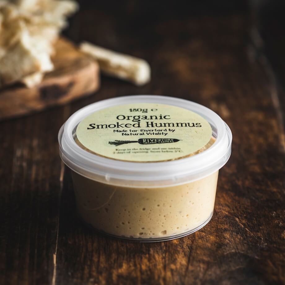 Organic Smoked hummus 180g / Riverford