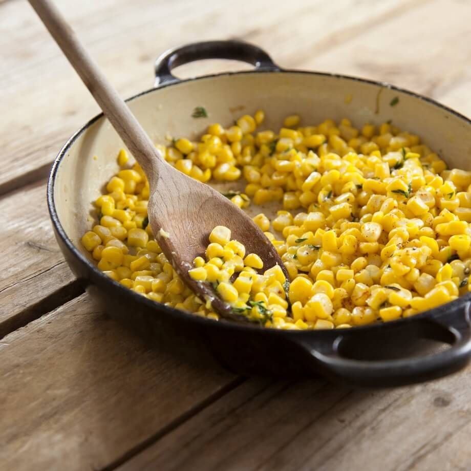 Creamed corn recipe / Riverford
