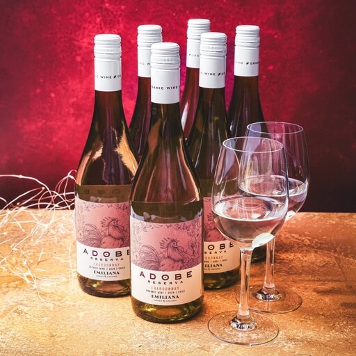 Organic Adobe Chardonnay Reserva x6, 750ml / Riverford