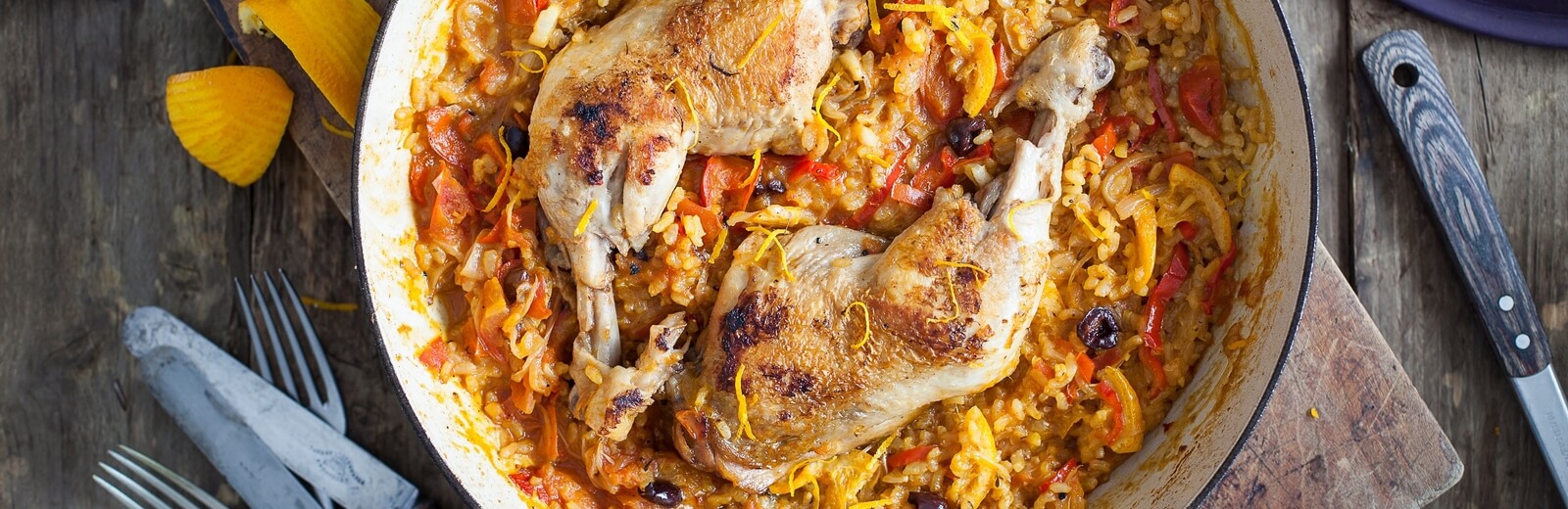 One pot Basque Chicken recipe / Riverford