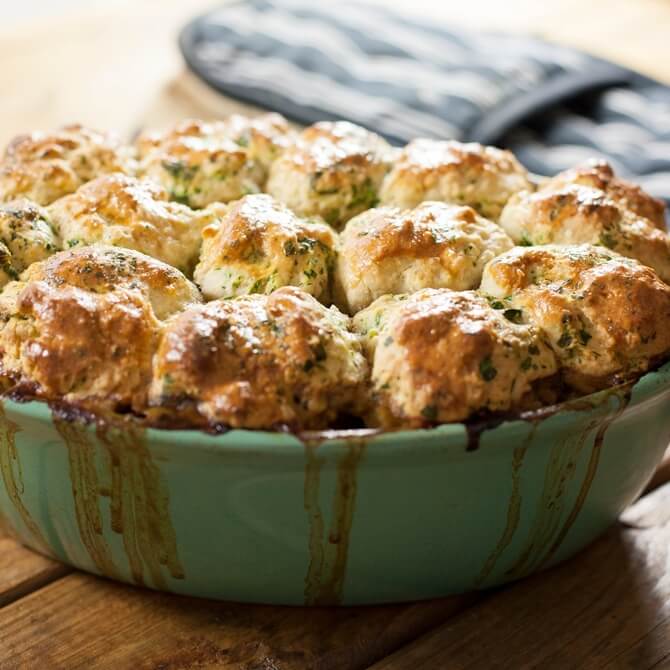 Root vegetable and borlotti cobbler recipe / Riverford