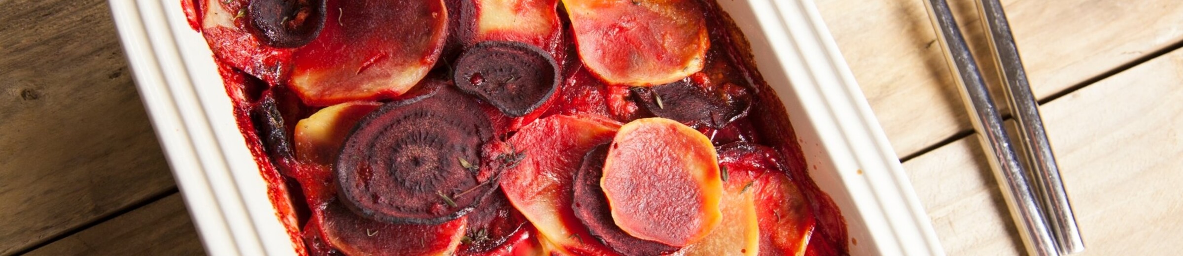 Beetroot gratin recipe / Riverford
