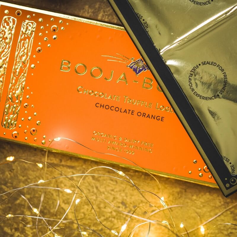 Organic Booja Booja Chocolate orange loglets x10 / Riverford