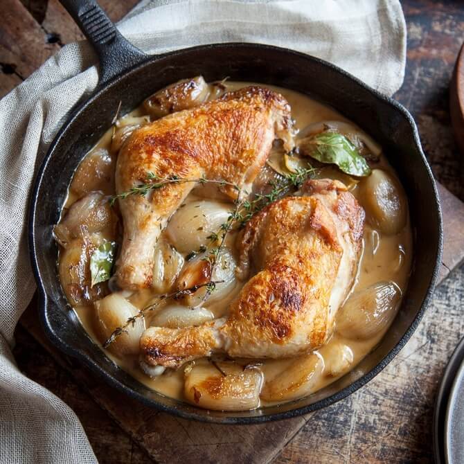 Caramelised shallots recipe / Riverford