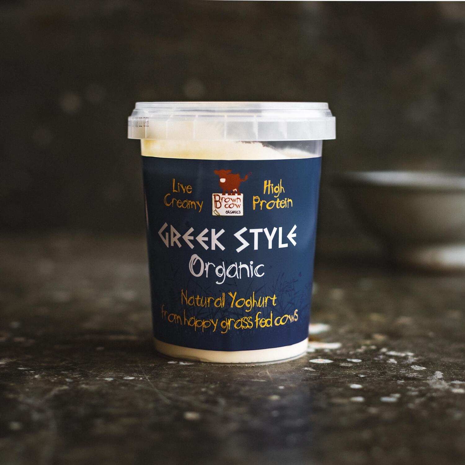 Brown Cow Organics Greek-style yoghurt 450g / Riverford