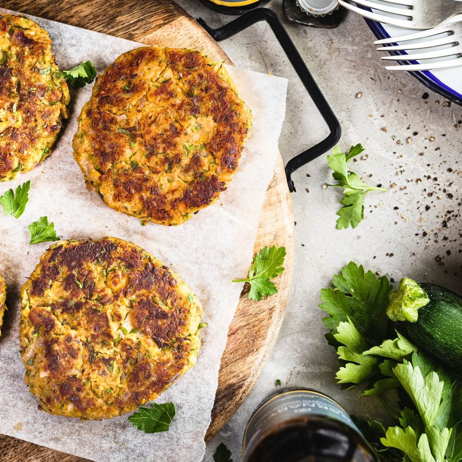 Organic Burger kit / Riverford