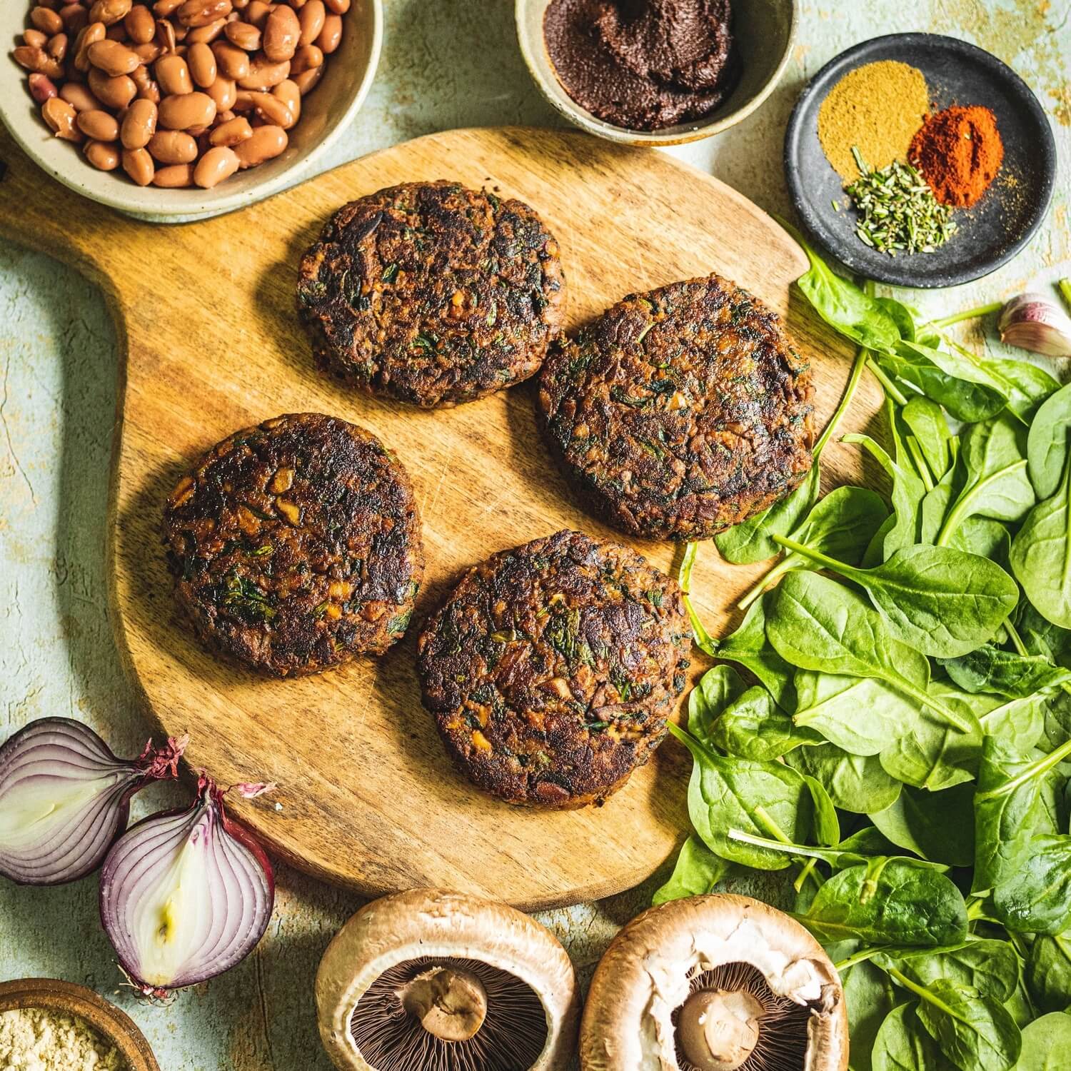 Organic Burger Kit / Riverford