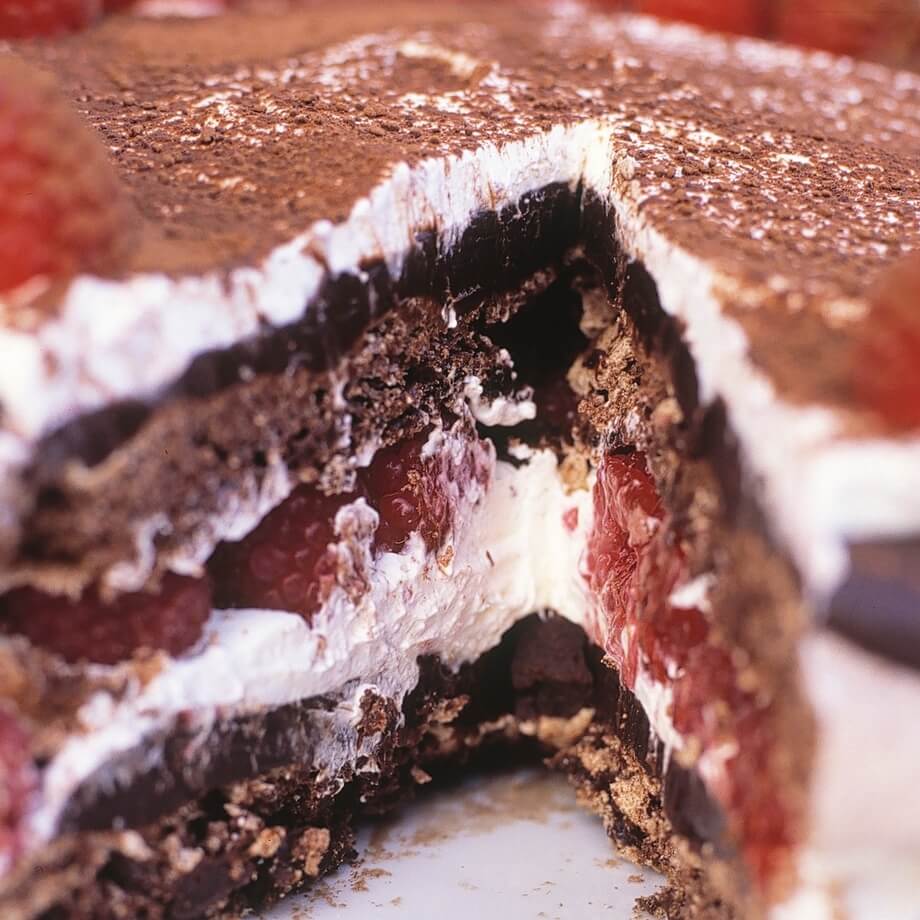 Raspberry ripple ice-cream recipe / Riverford