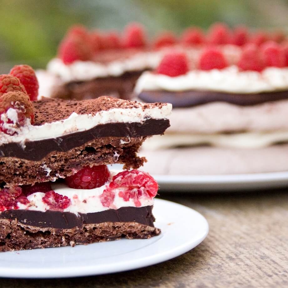 Raspberry ripple ice-cream recipe / Riverford