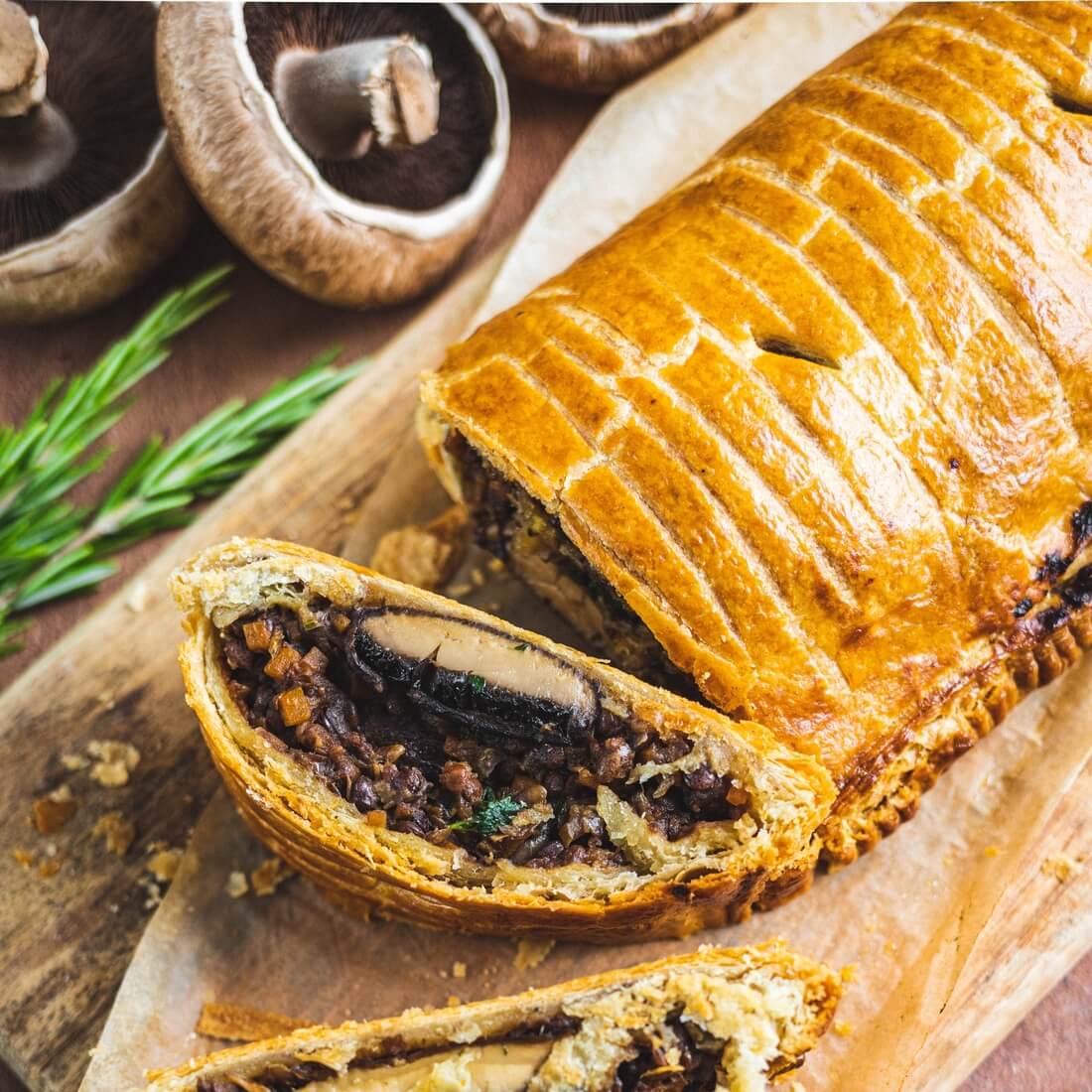 Christmas veggie wellington kit / Riverford