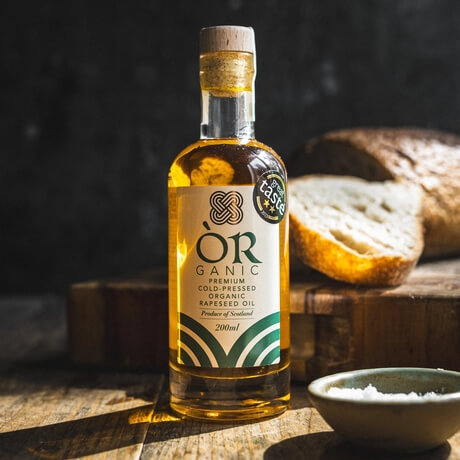 Organic ÒR-ganic Cold Pressed Rapeseed Oil 200ml / Riverford