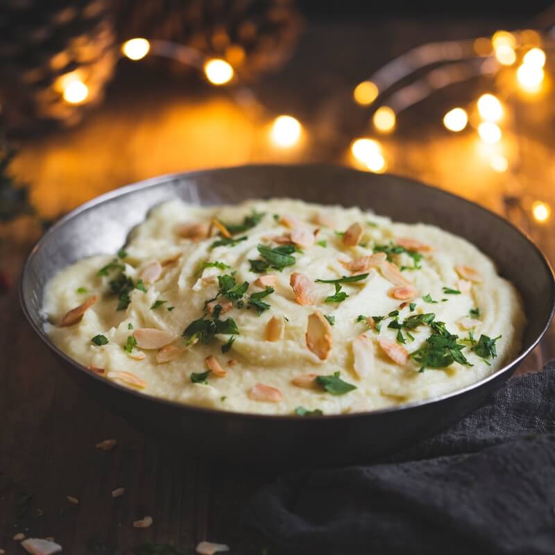 Creamed parsnips with almonds recipe / Riverford