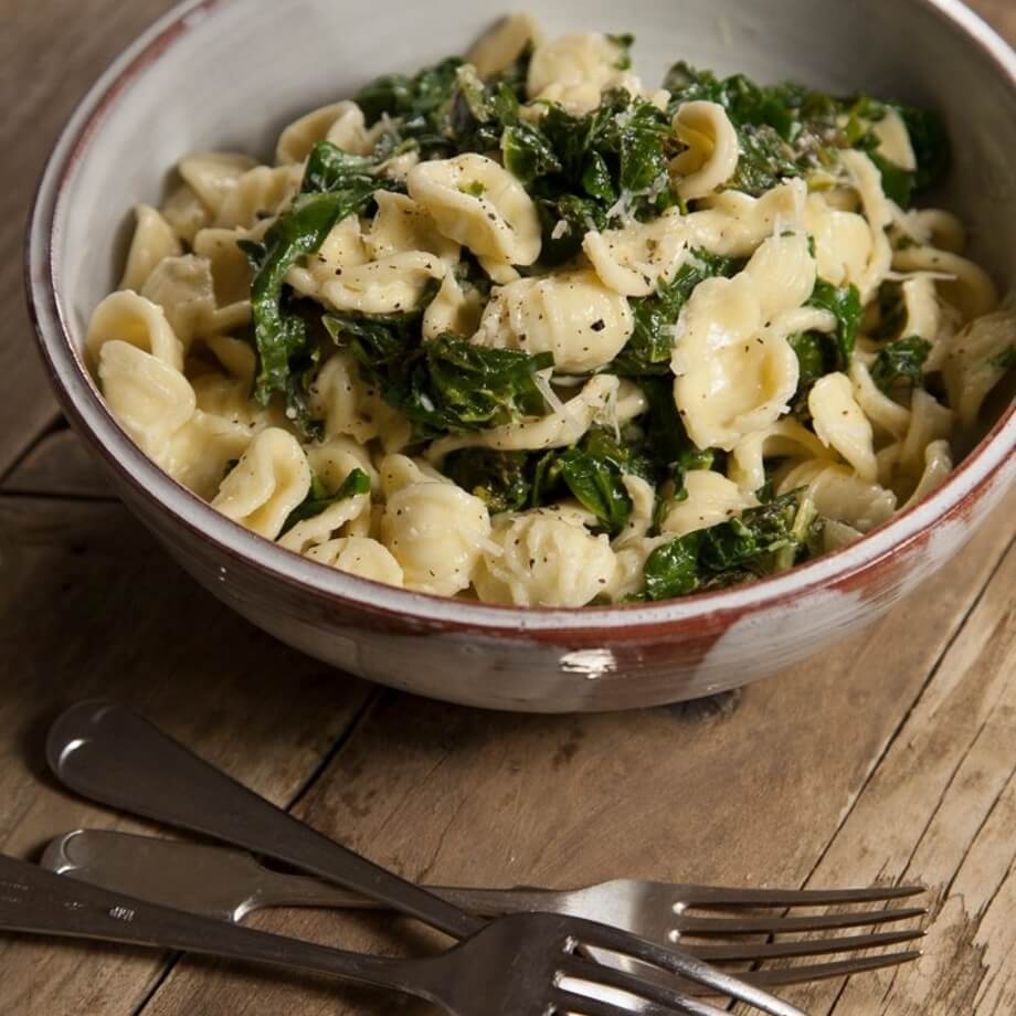 Spinach purée recipe / Riverford