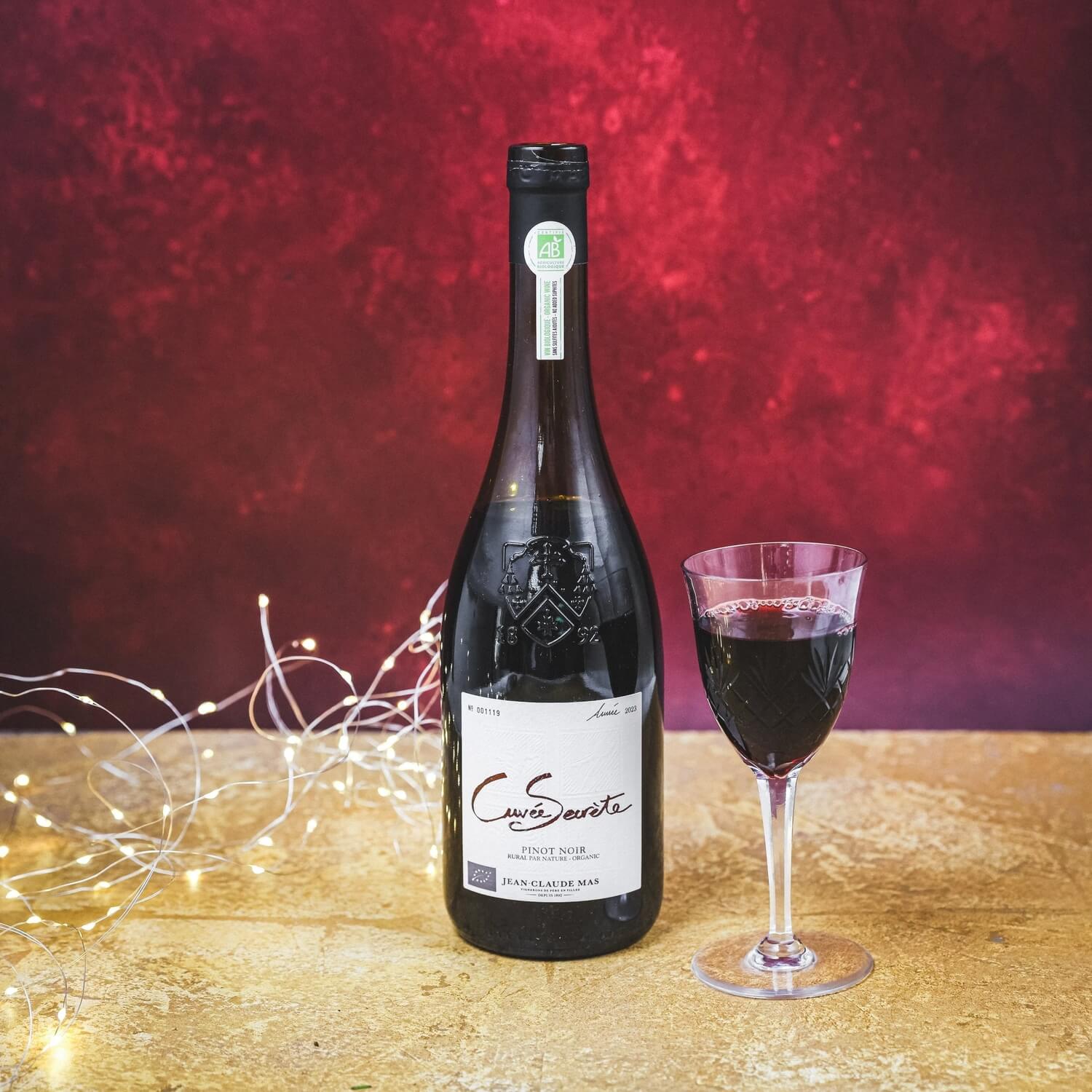 Organic Cuvee Secrete Pinot Noir, Paul Mas 75cl / Riverford