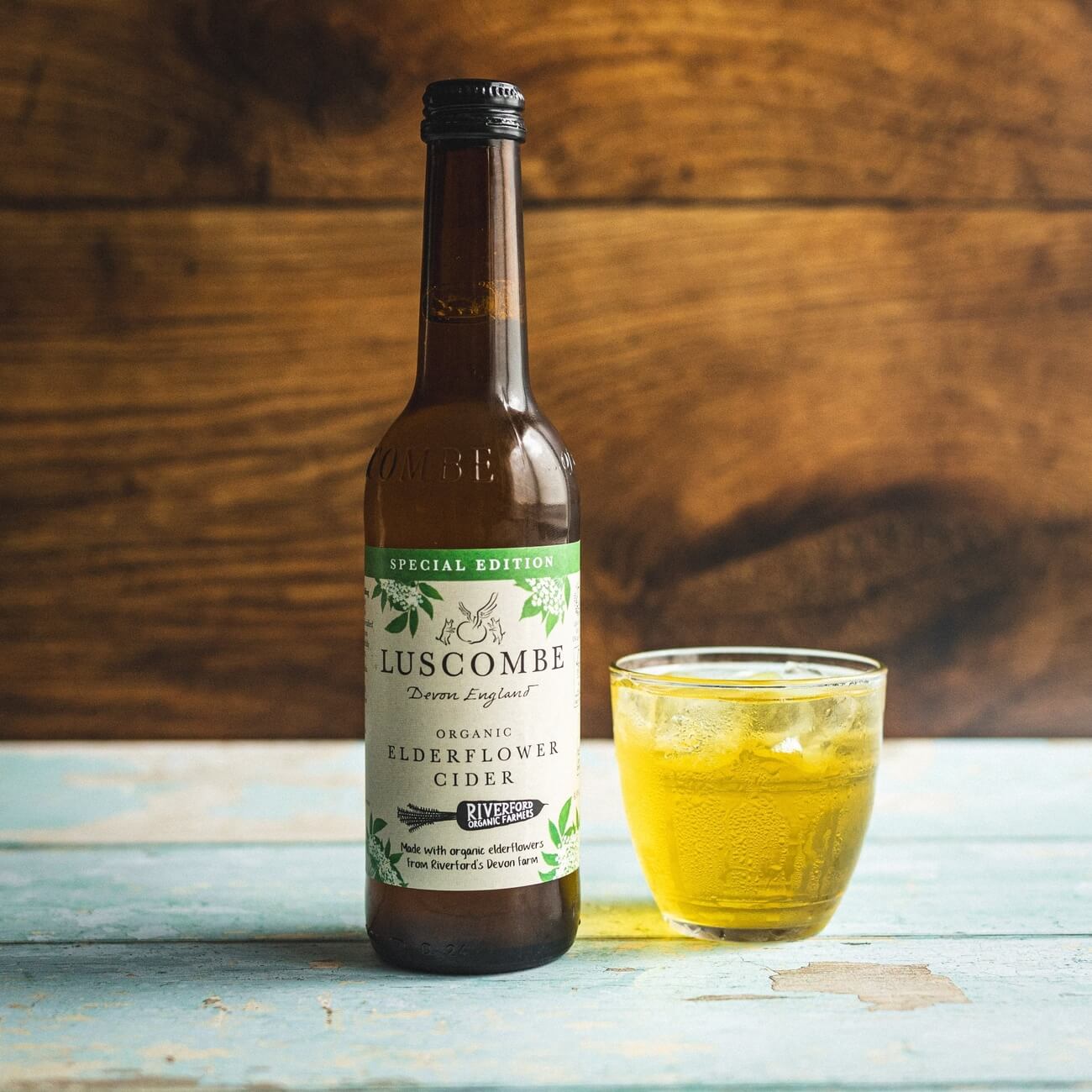 Organic Elderflower cider x1, 320ml / Riverford
