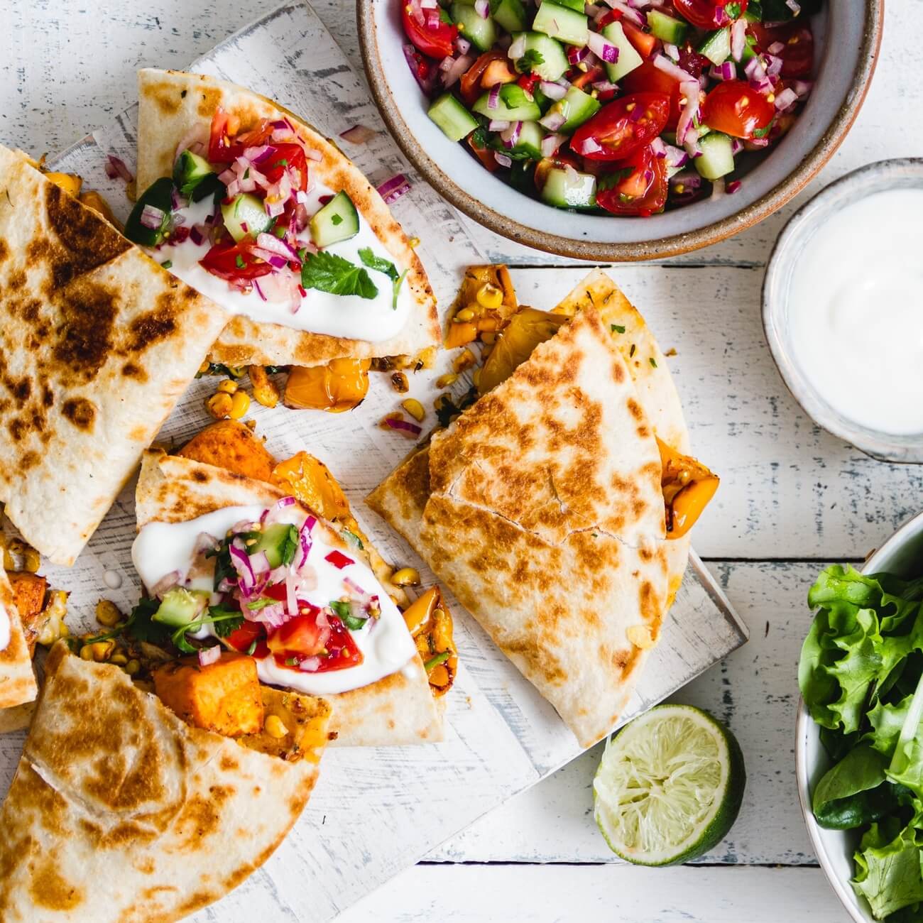 Organic Family vegetarian recipe box / Riverford