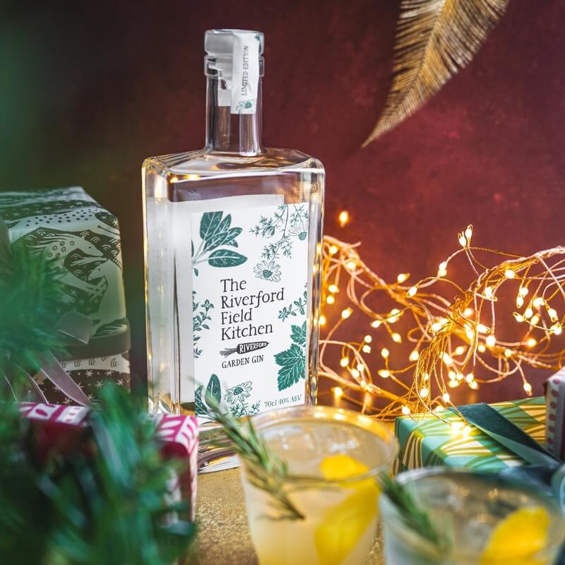 Organic Riverford Field Kitchen Garden Gin 70cl / Riverford