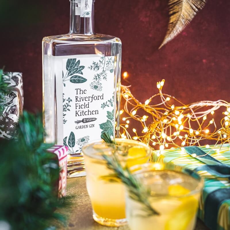 Organic Riverford Field Kitchen Garden Gin 70cl / Riverford