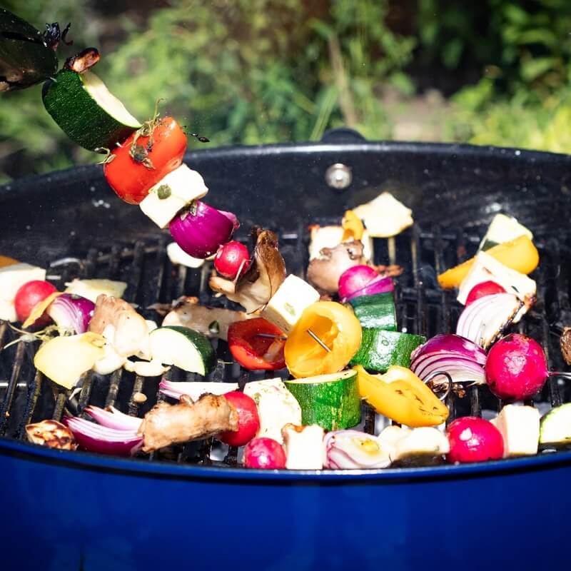 Organic Halloumi skewer bundle (save 20%) / Riverford