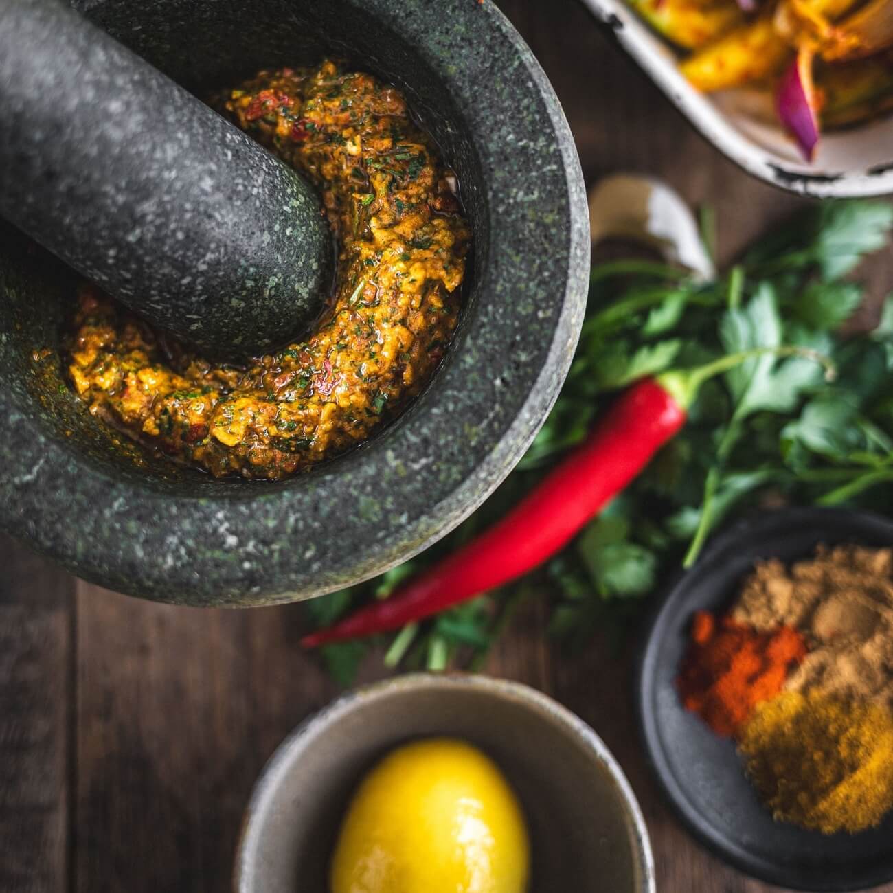 Organic Moroccan-style Marinade Kit / Riverford