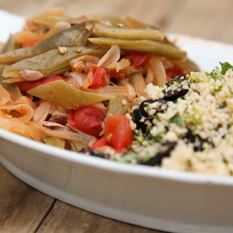 Middle Eastern style runner beans recipe / Riverford