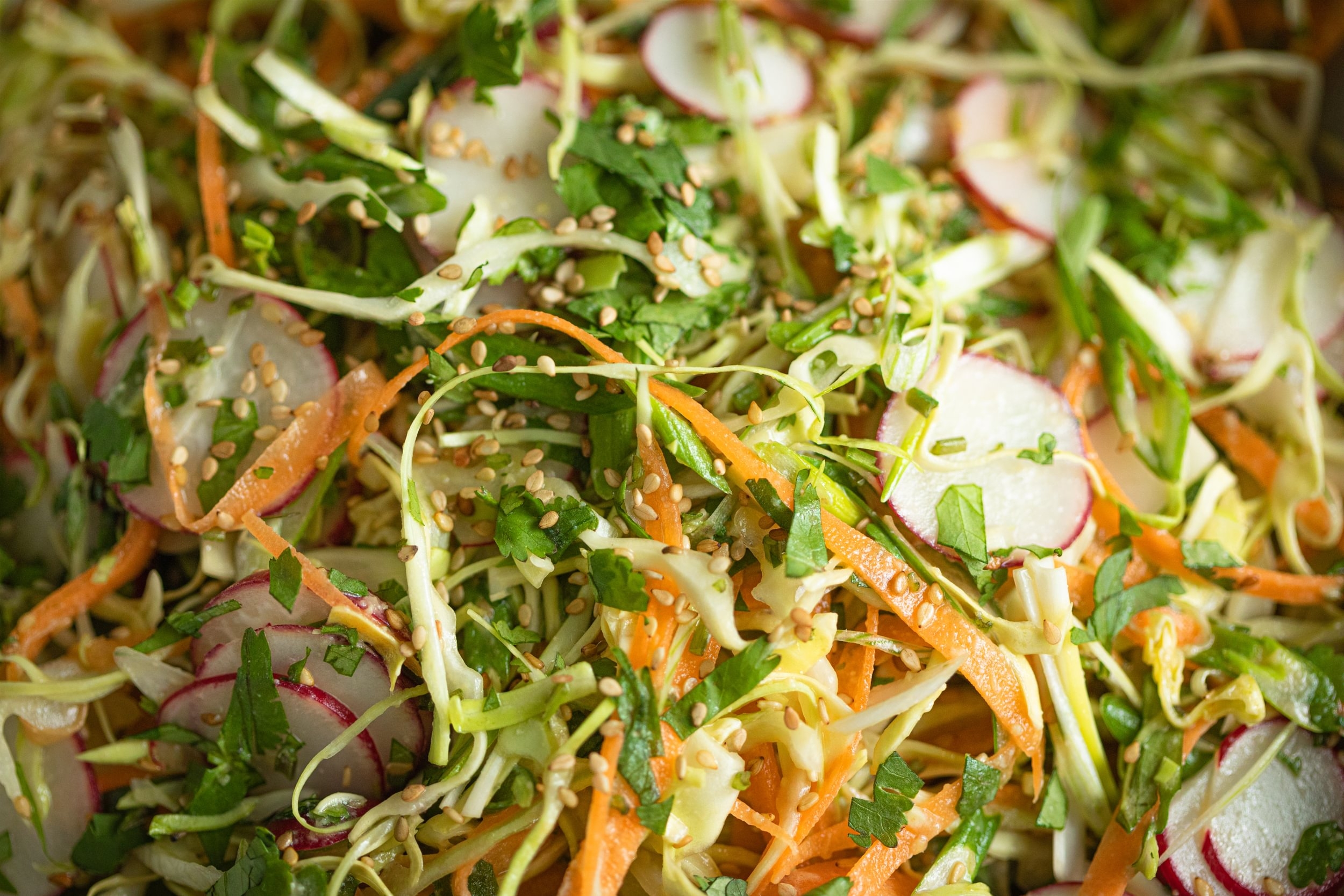 Organic Miso & ginger slaw kit / Riverford