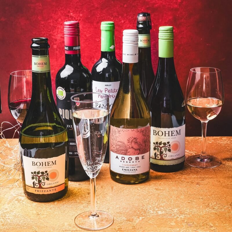 Organic Mixed wine case x6, 75cl / Riverford