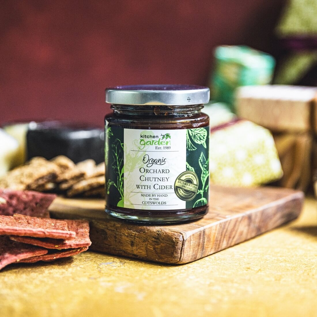 Organic Orchard chutney with cider 200g / Riverford