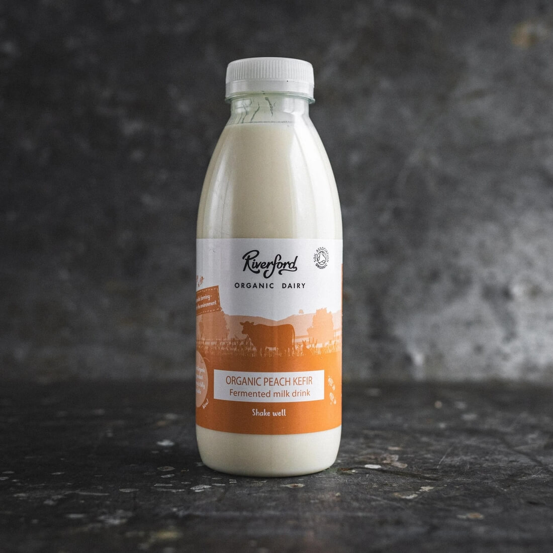 Organic Peach kefir 500ml / Riverford