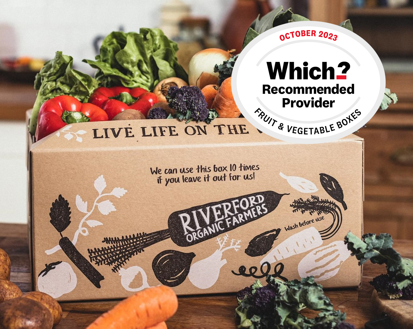 Seasonal organic boxes / Riverford