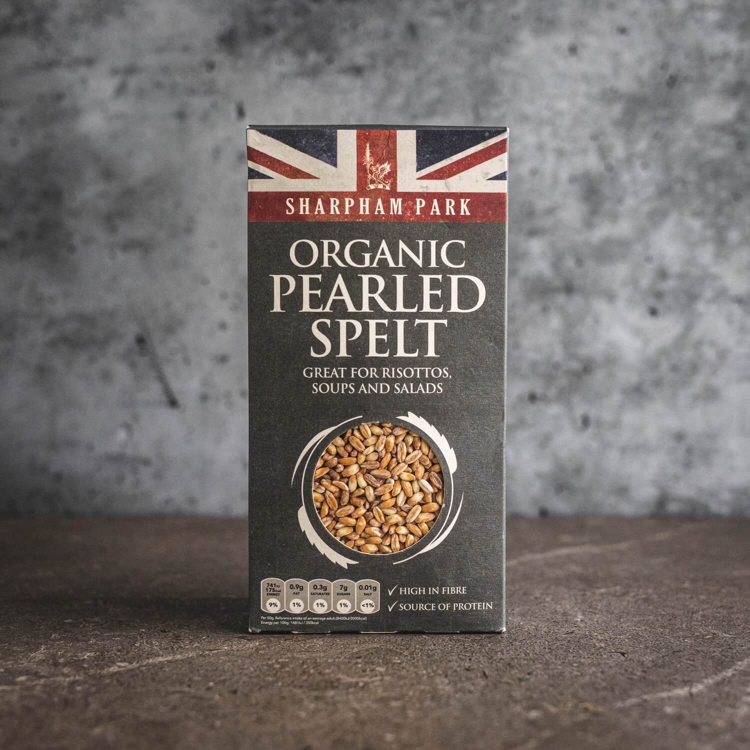Organic Sharpham Park pearled spelt 500g / Riverford