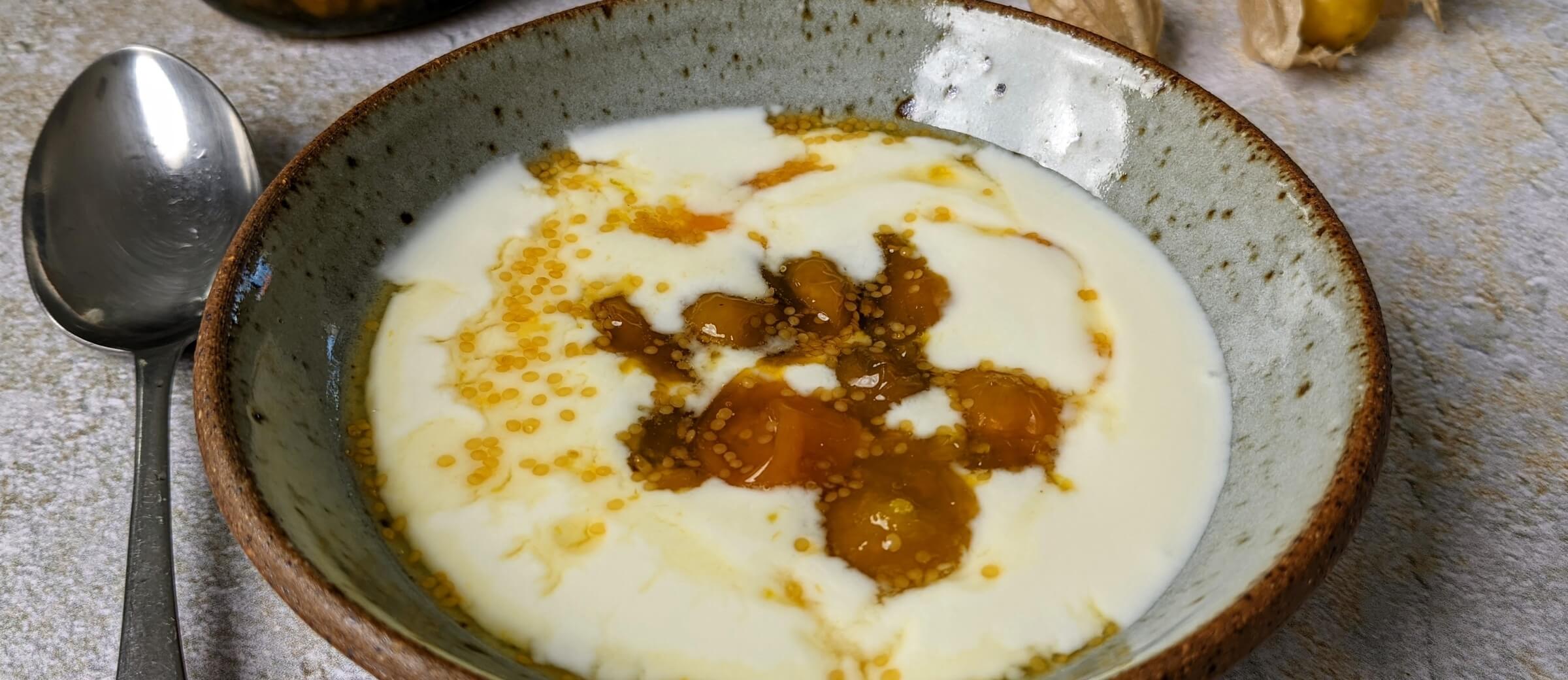 Cape gooseberry (physalis) coulis recipe / Riverford