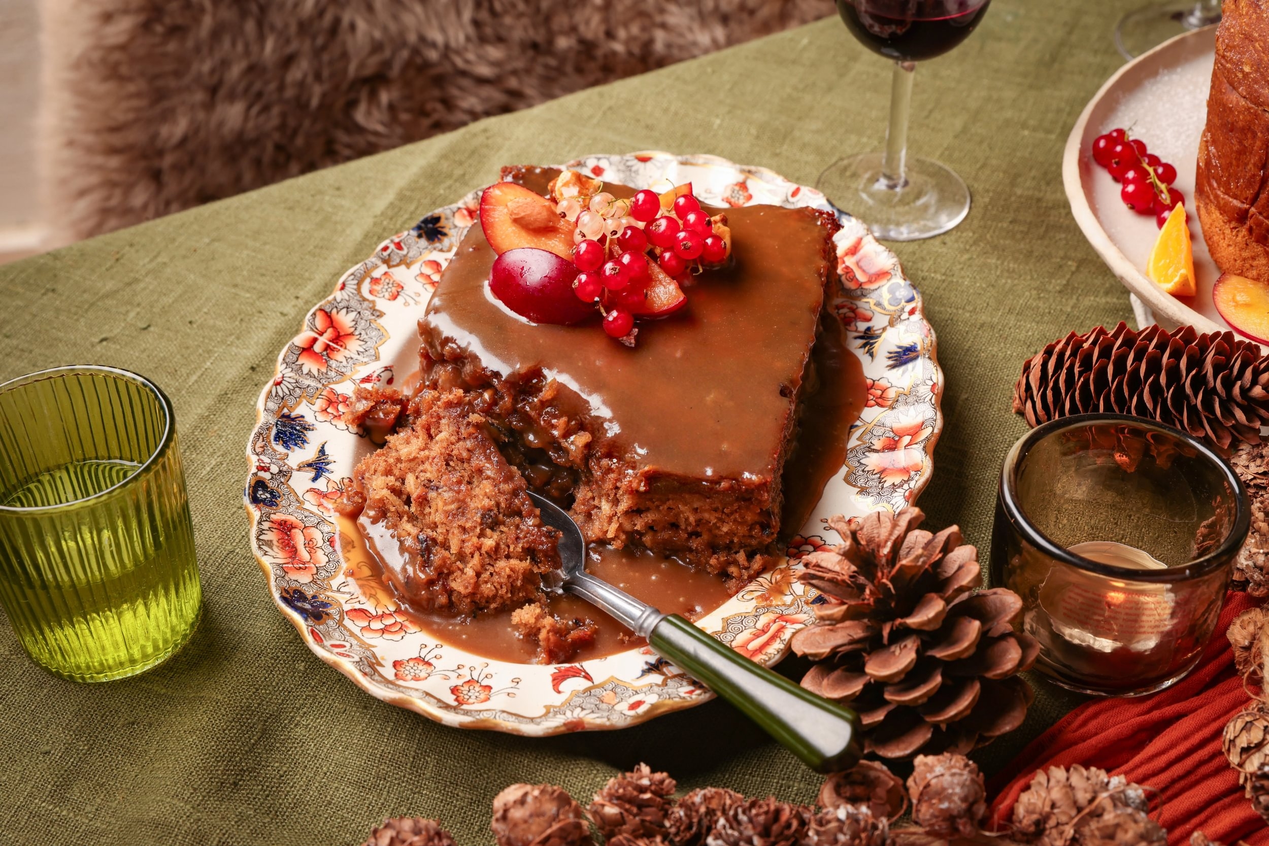 Parsnip sticky toffee pudding recipe / Riverford