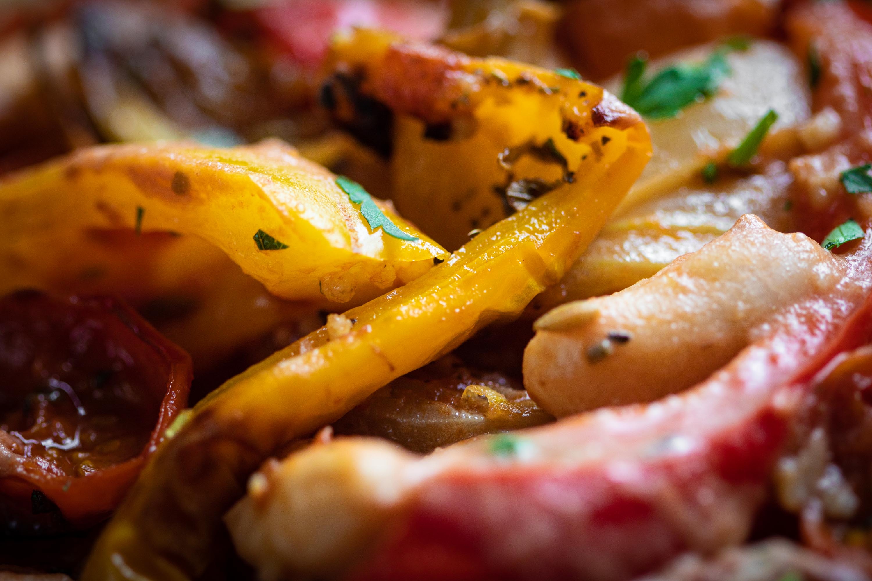 Tomato, Fennel & Bean Traybake recipe / Riverford