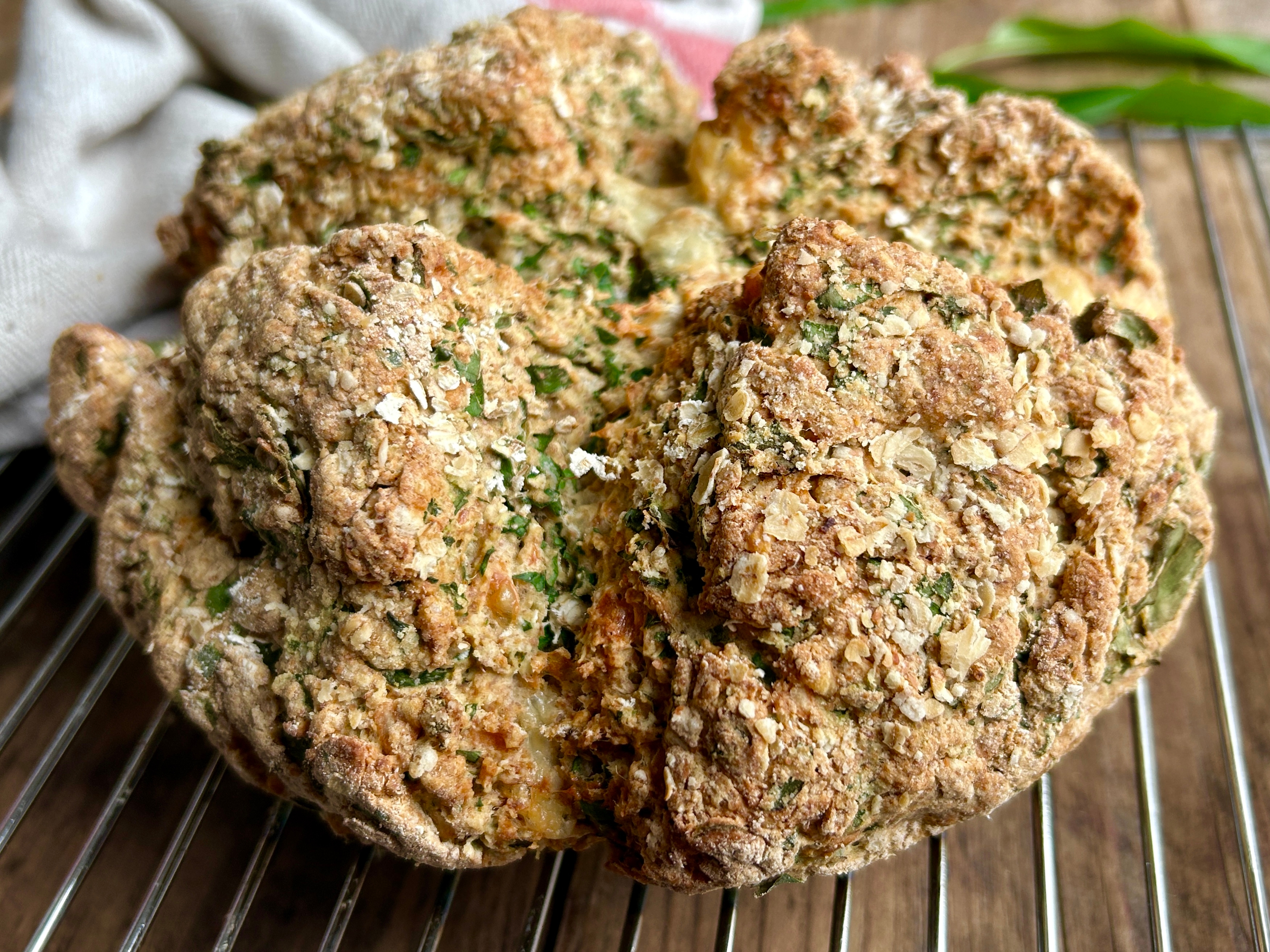 Wild garlic soda bread recipe / Riverford