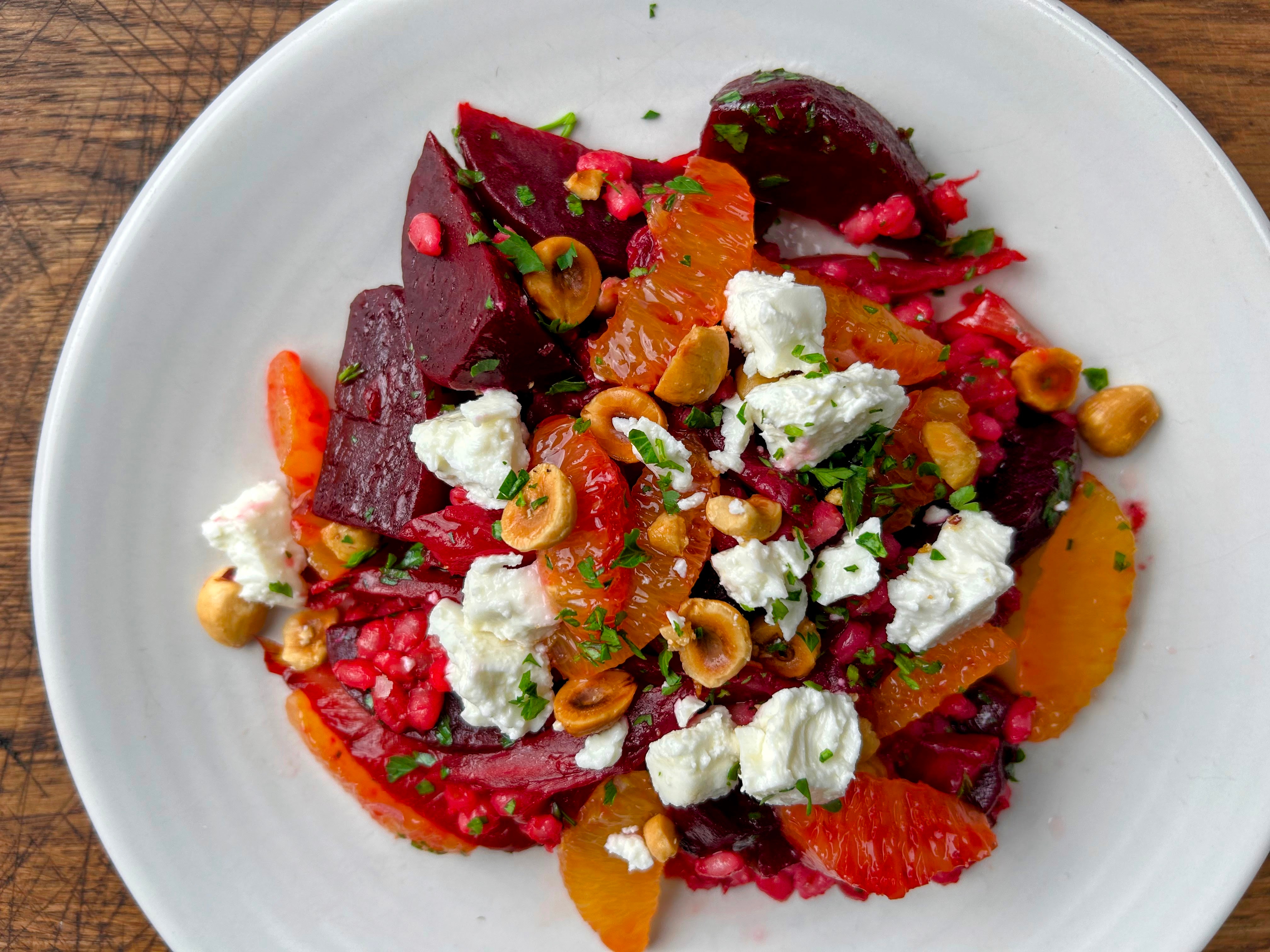 Blood orange, fennel, beetroot & pearl barley recipe / Riverford