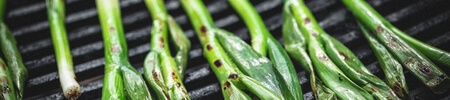 BBQ grilled spring onions recipe / Riverford
