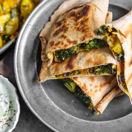 Parathas (Indian flatbread) recipe / Riverford