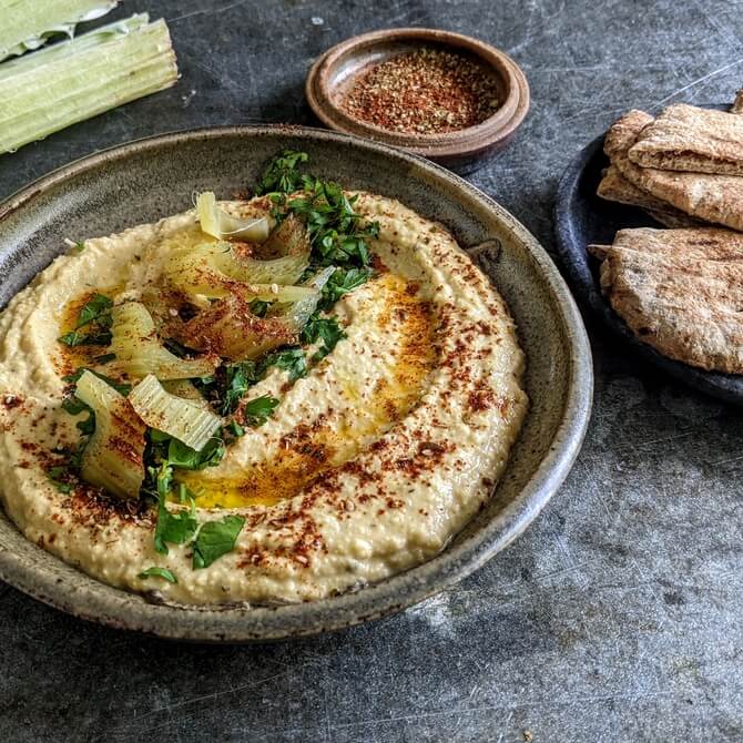 Cardoon hummus recipe / Riverford